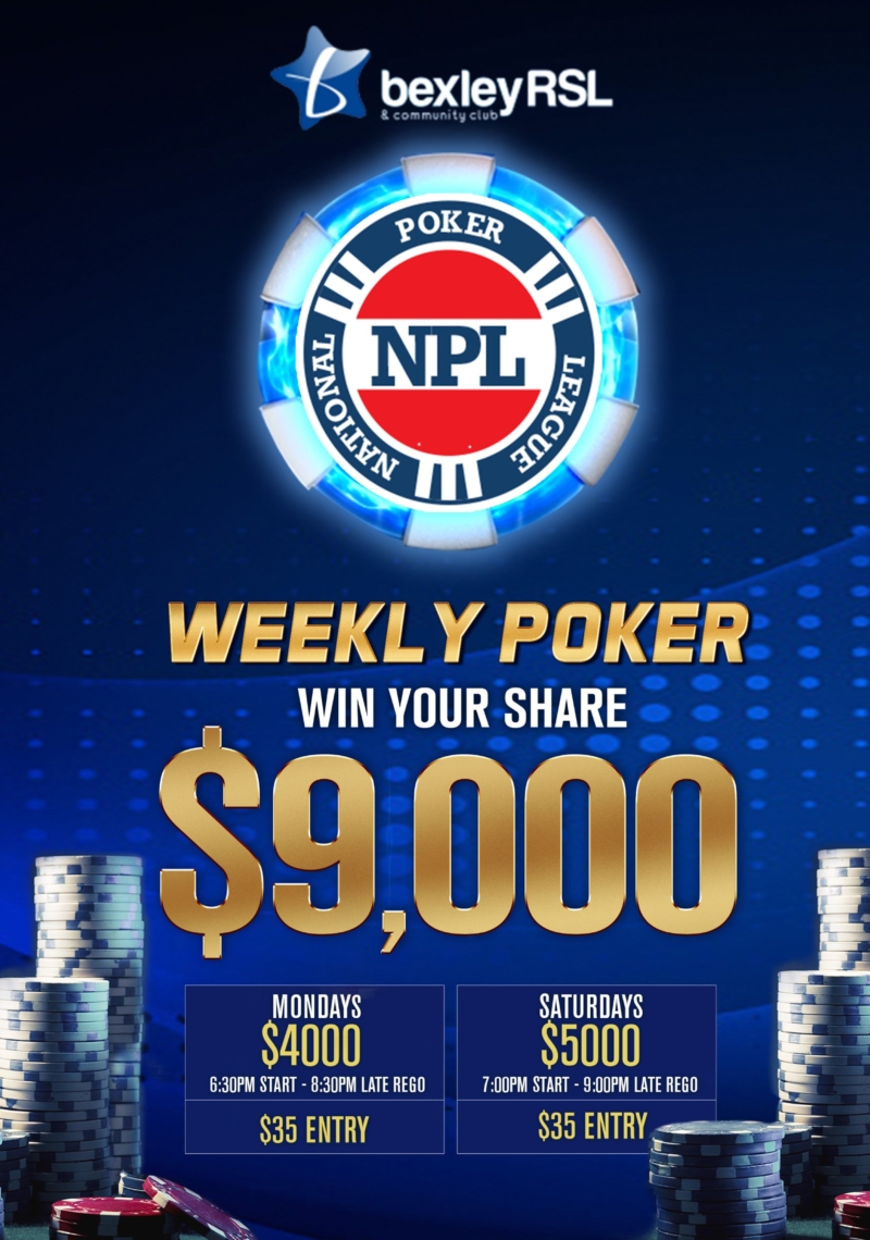 Weekly Poker - Bexley RSL